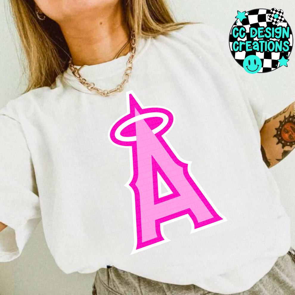 Angels Preppy Pink PNG Digital Download – CC Design Creations