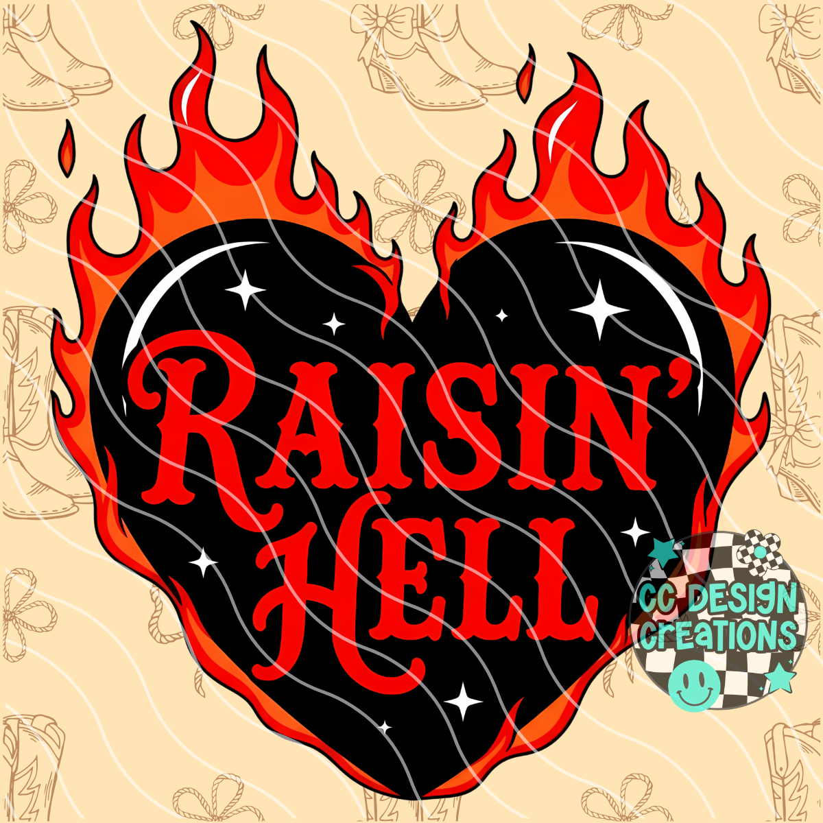 Raisin Hell PNG Digital Download – CC Design Creations