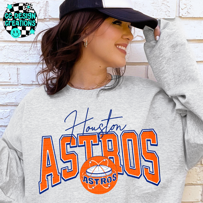 Astros Retro Logo PNG Digital Download – CC Design Creations
