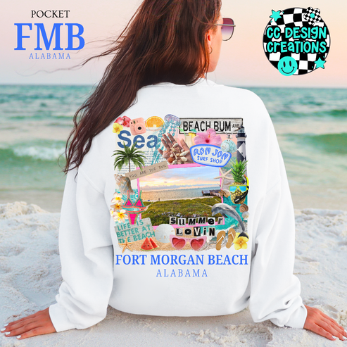 Summer Lovin Fort Morgan Beach PNG Digital Download – CC Design Creations